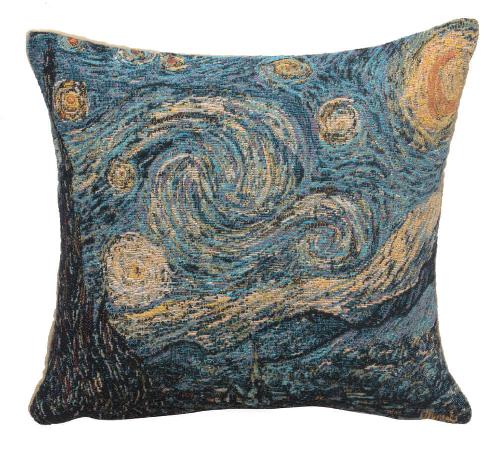 Van Gogh's Starry Night Small European Pillow Cover